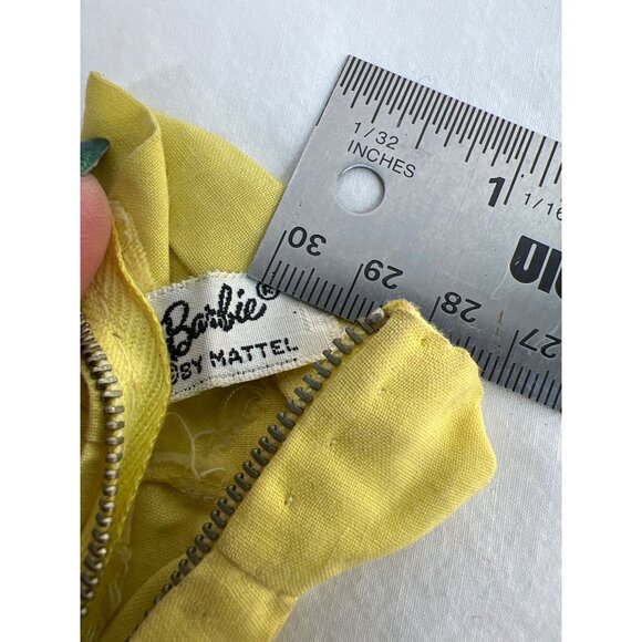 Barbie By Mattel | Toys | Barbie By Mattel Vintage Yellow Doll Dress ...